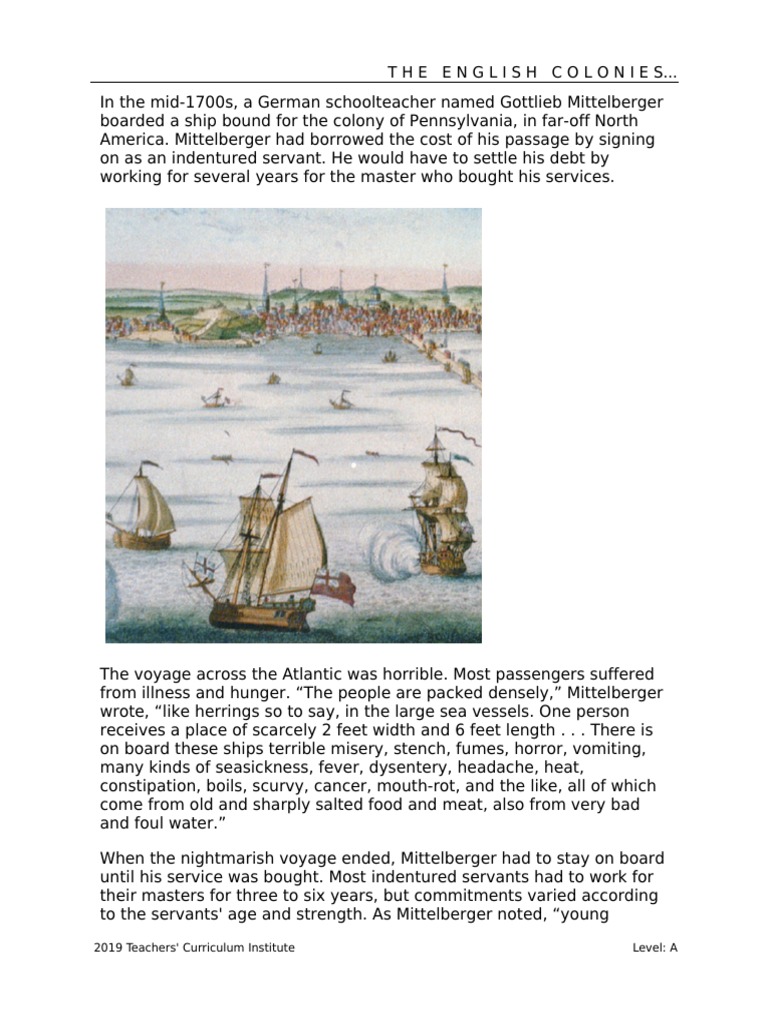 Lesson 3 The English Colonies in North America | PDF | Olaudah Equiano ...