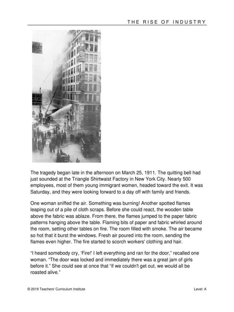 Lesson 25 The Rise of Industry | PDF | Strike Action | American ...