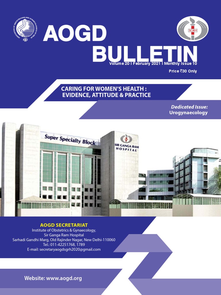 Aogd Aogd Bulletin Bulletin: Caring For Women'S Health: Evidence ...