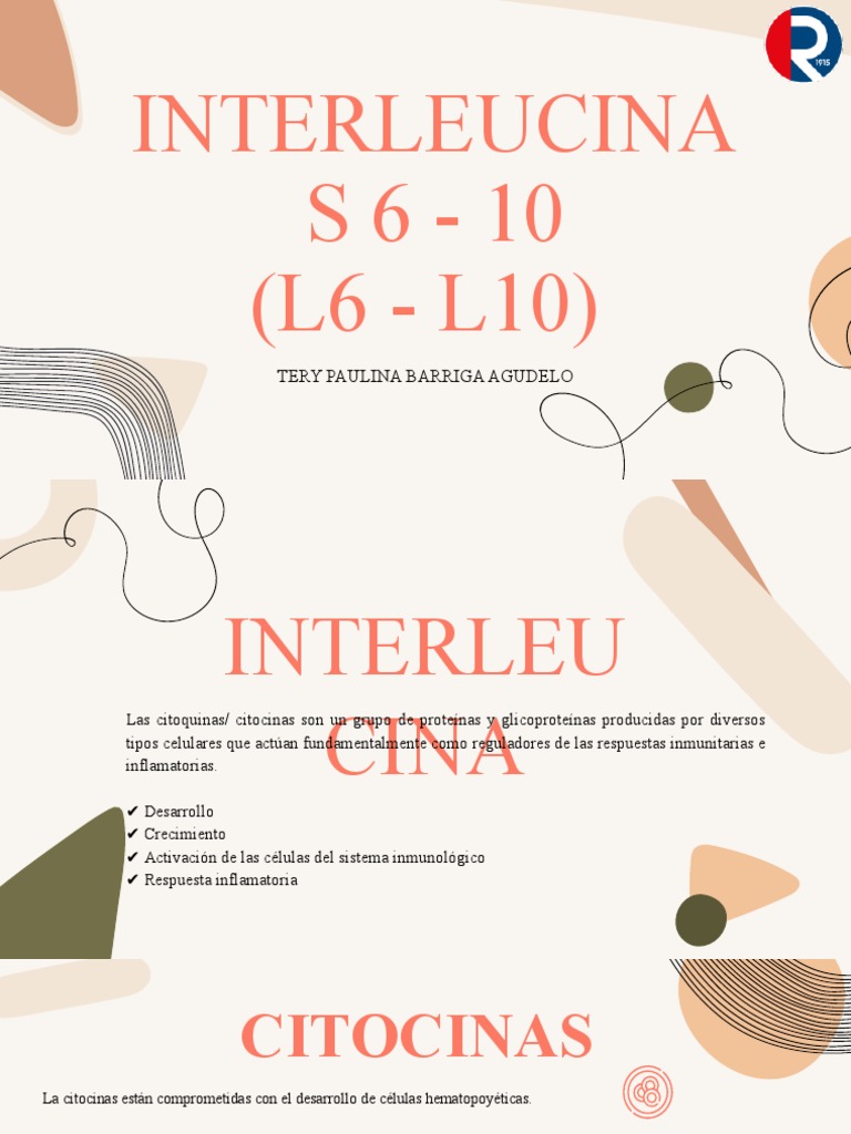 Interleucinas 6 - 10 | PDF | Citocina | Interleucina