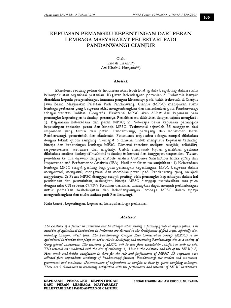 Pemangku Kepentingan | PDF