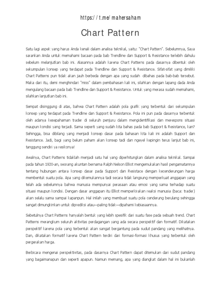 Chart Pattern Versi Bahasa | PDF