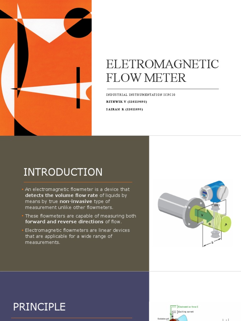 Em Flow Meter Final | PDF | Flow Measurement | Electromagnetic Induction