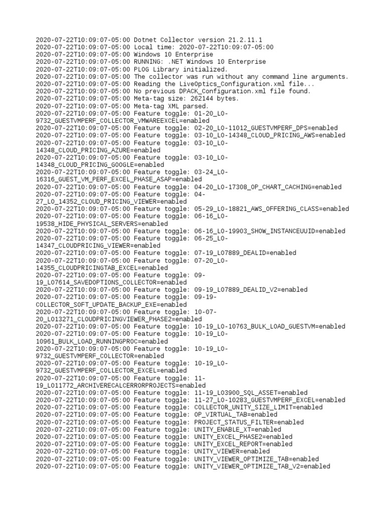 LiveOptics TroubleshootingTrace | PDF | Transport Layer Security | Software