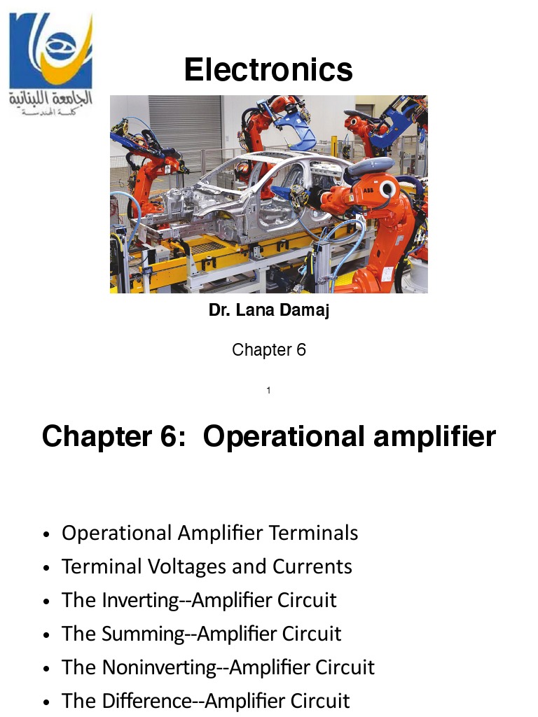 Operational Amplifier - Course + Exercise | PDF | Operational Amplifier | Amplifier