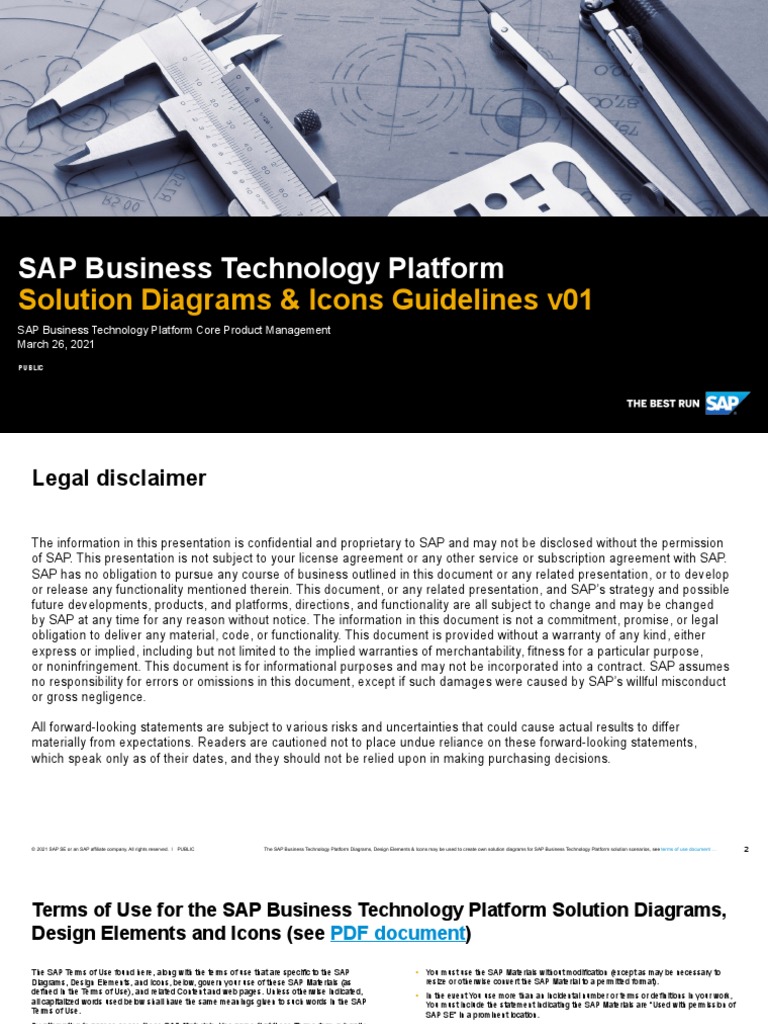 SAP Business Technology Platform: Solution Diagrams & Icons Guidelines ...