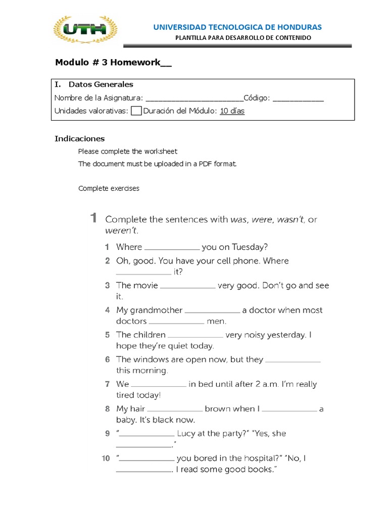 Module 3 Homework English 2 Pdf