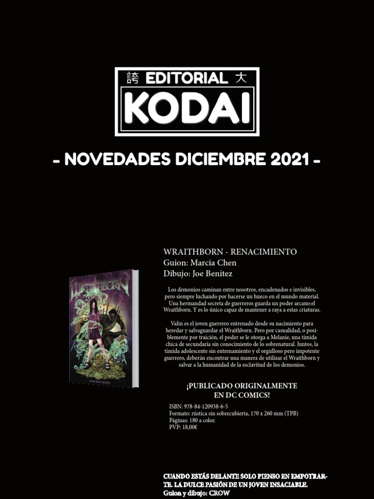 Novedades Kodai Diciembre 2021 | PDF