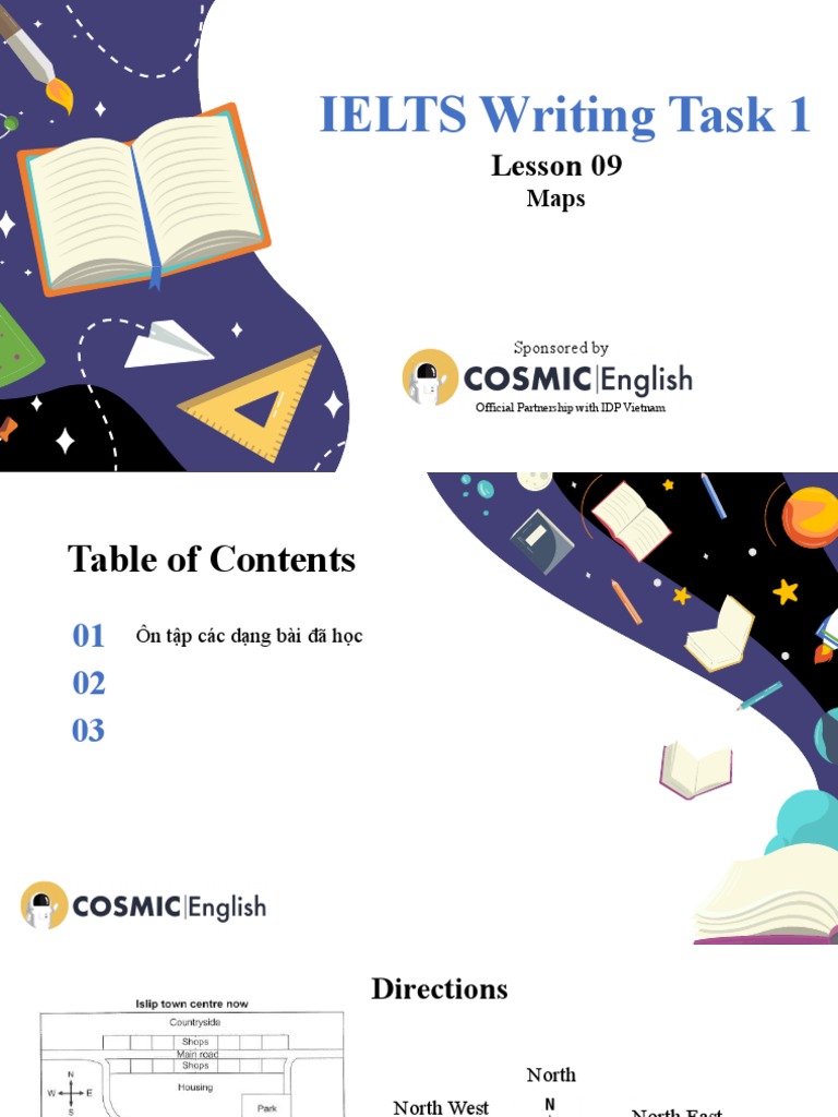 021Z - IELTS Writing Task 1 - Lesson 9 | PDF | Road | Urbanization