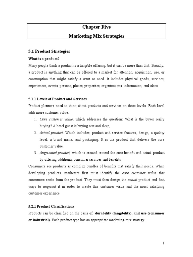 Chapter 5-Marketing Mix Elements | PDF | Marketing Communications ...