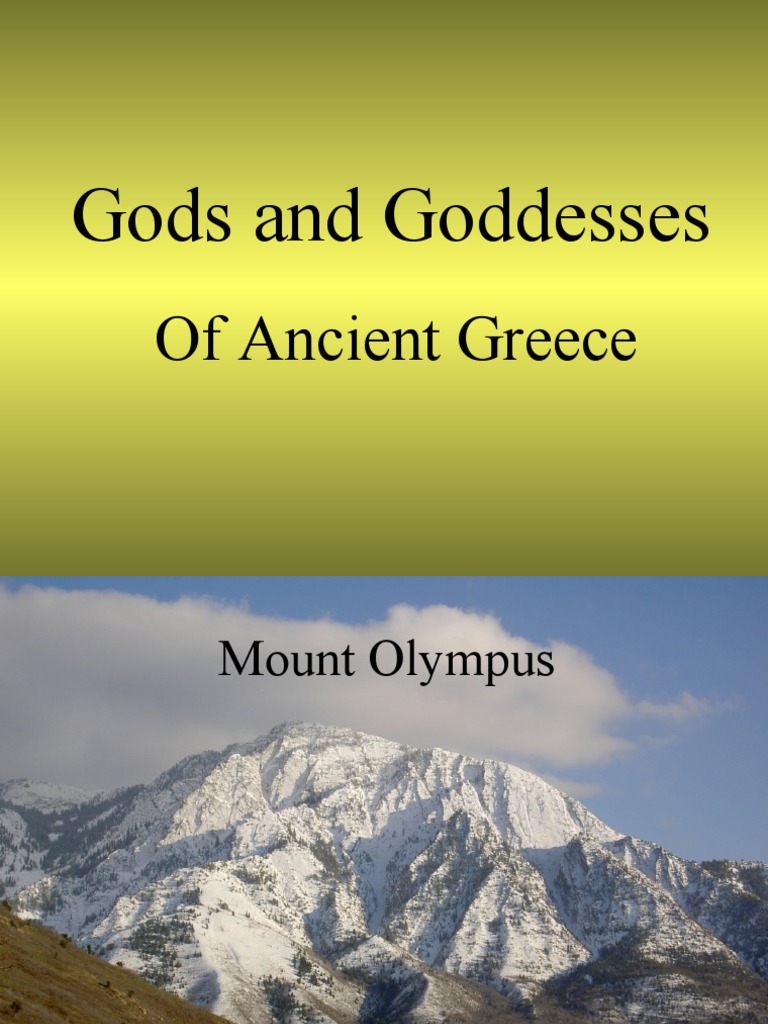 Gods and Goddesses: of Ancient Greece | PDF