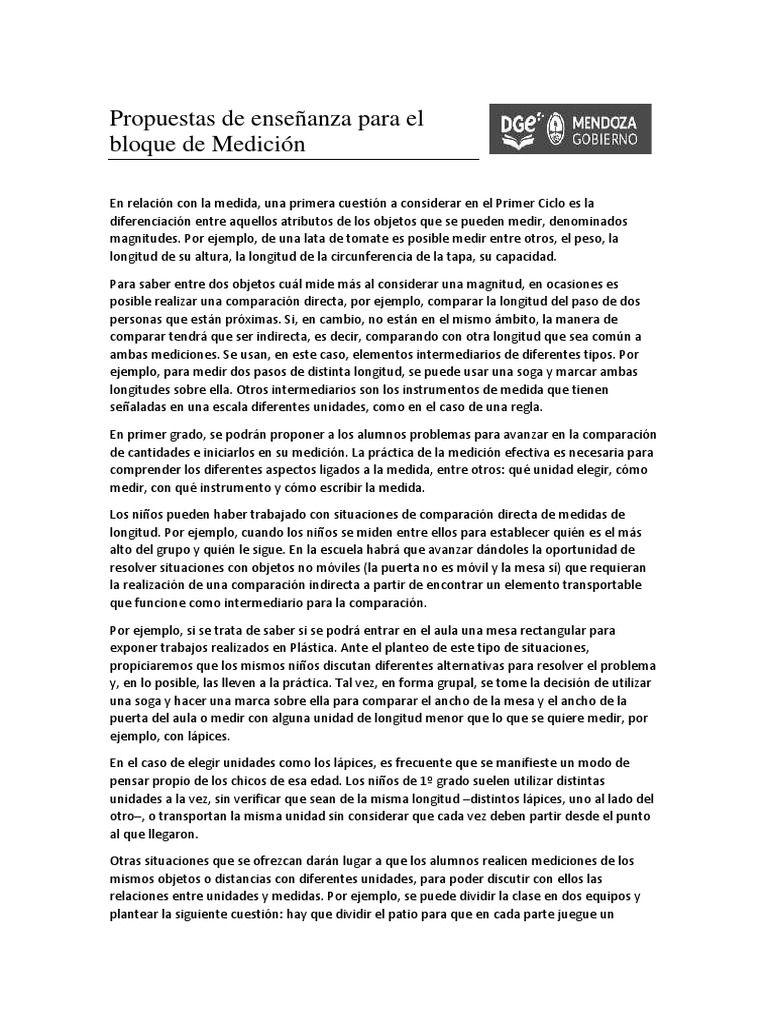 Actividades Medida 1º Ciclo | PDF | Medición | Longitud