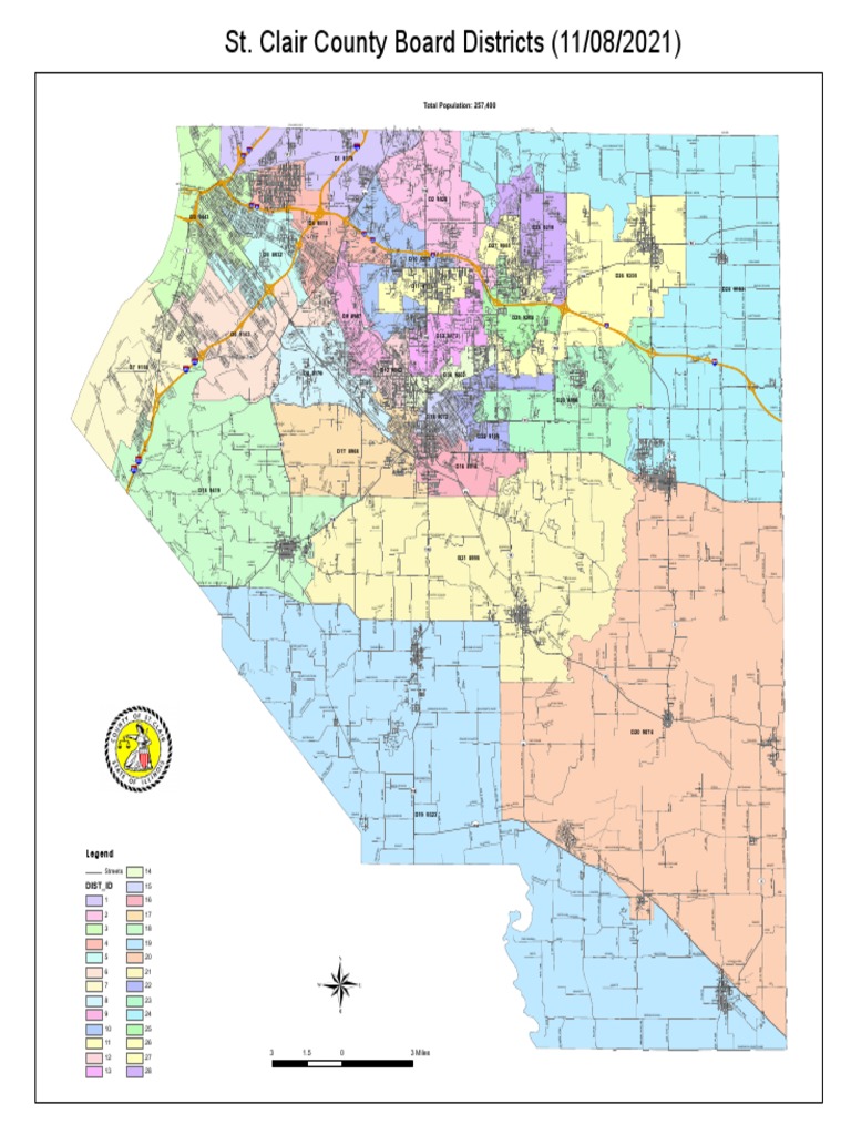 Redeveloped St. Clair County Board Map | PDF