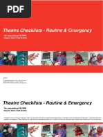 Operating Room Skills Checklist | PDF | Surgery | Neurosurgery