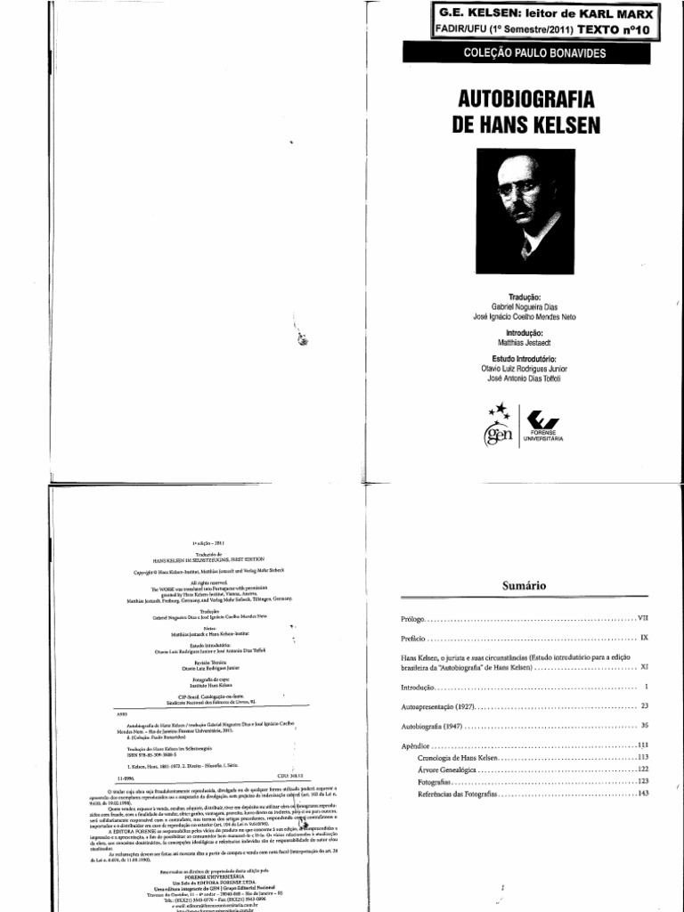 KELSEN, H 2011 Autobiografia | PDF