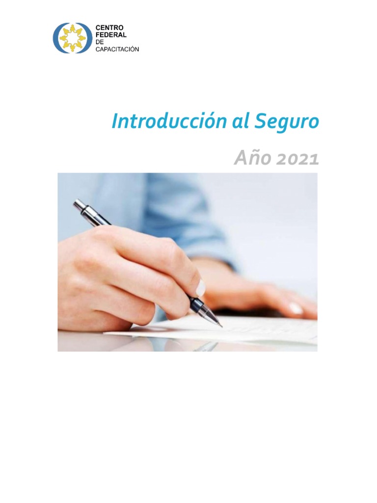 Introduccion Al Seguro 2021 | PDF | Póliza de seguros | Seguro
