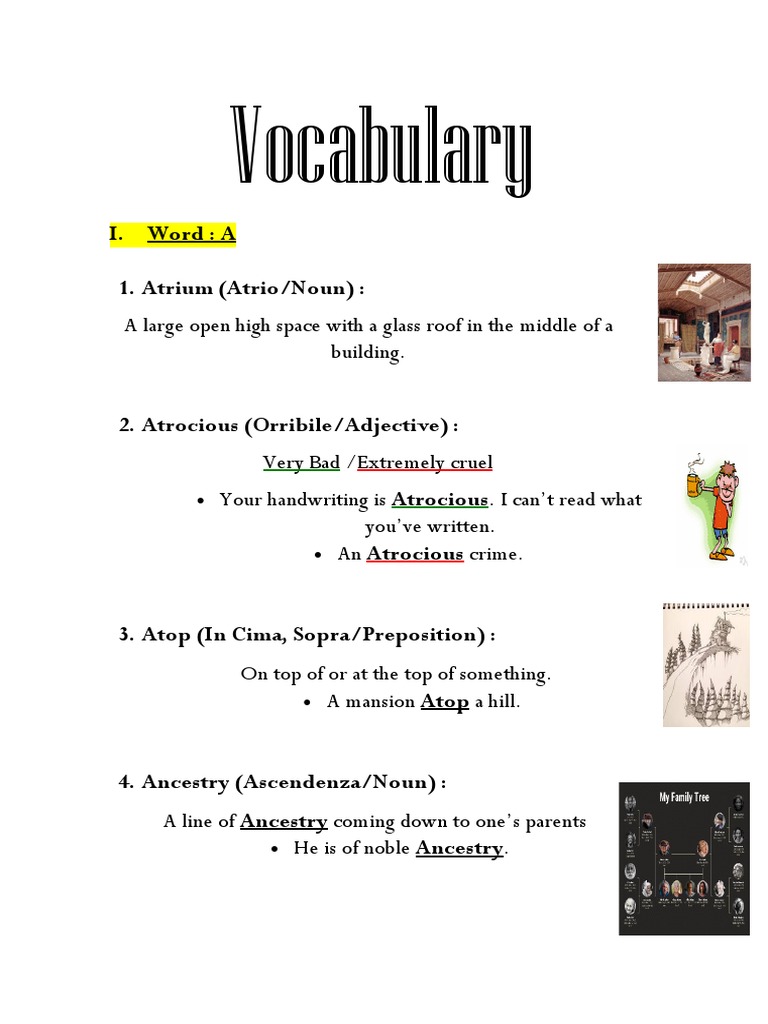 Atrium Definition and Usage | PDF