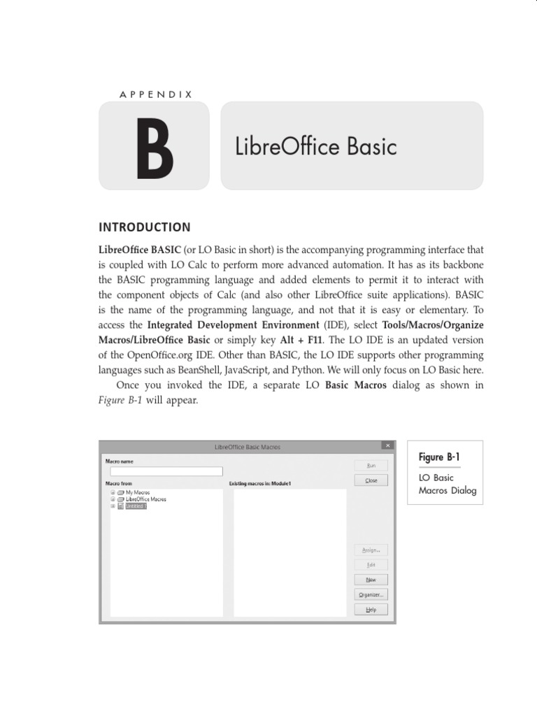 Web App 07 Libre Office Basic | PDF | Microsoft Excel | Subroutine