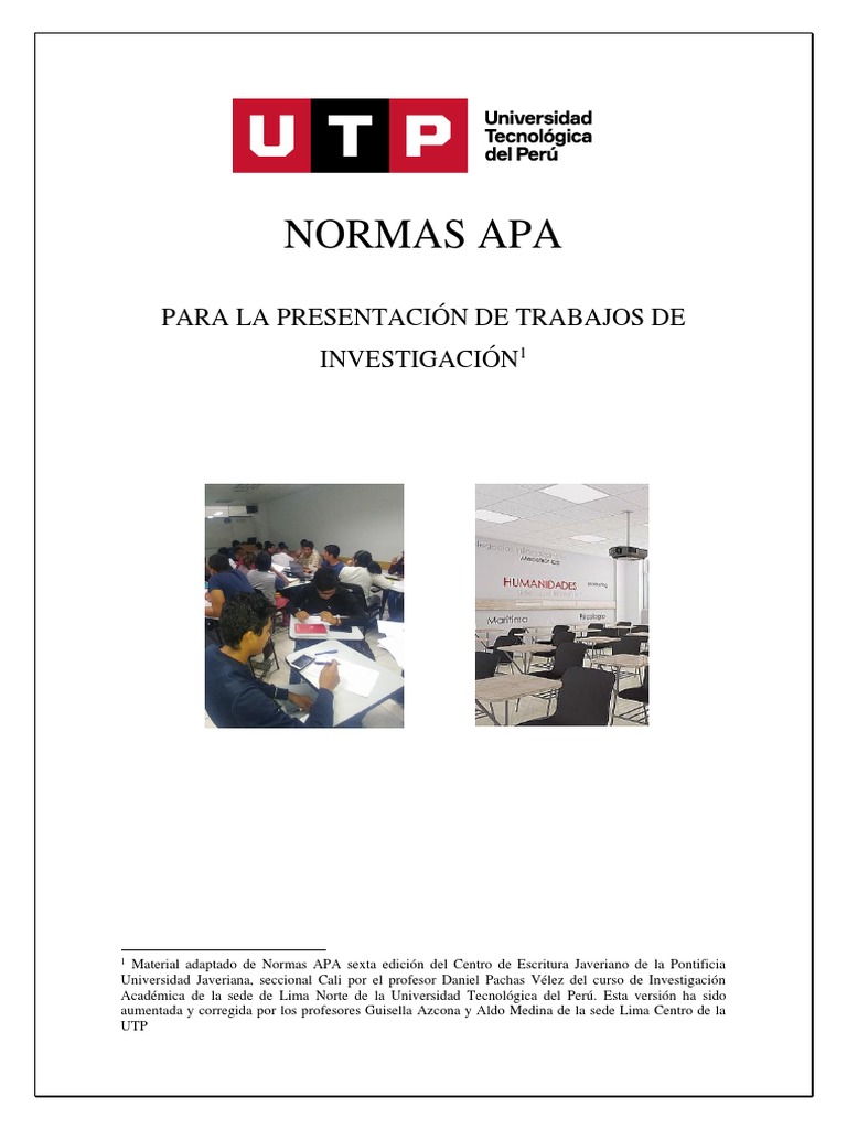 s06.s1 - Estilo Apa Utp 2019 | PDF | Estilo apa | Sic