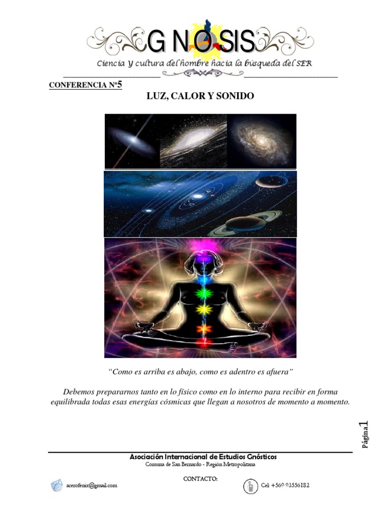 5 - Luz, Calor y Sonido | PDF | Alma | Vida