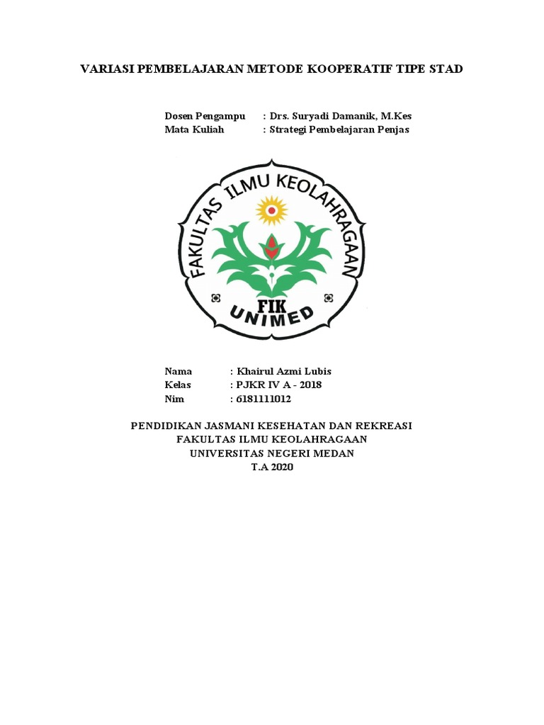 Metode Kooperatif Tipe Stad | PDF
