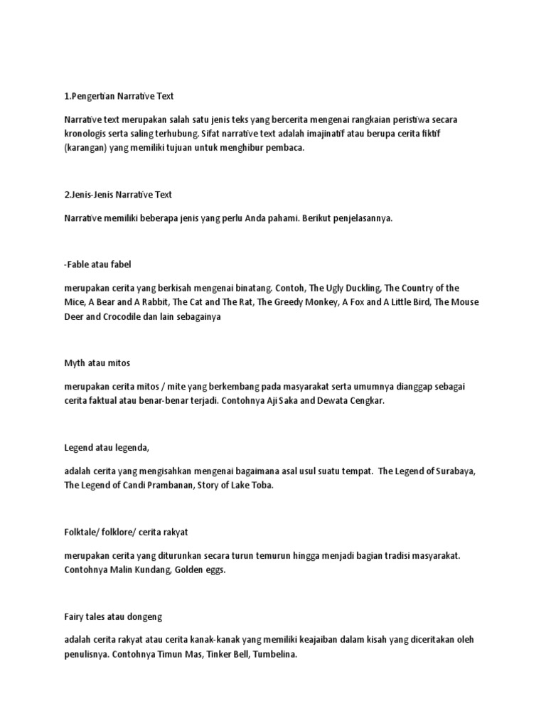 Narrative Text | PDF