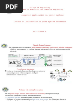 Unit V: Computer Control of Power Systems | PDF | Electric Power System ...