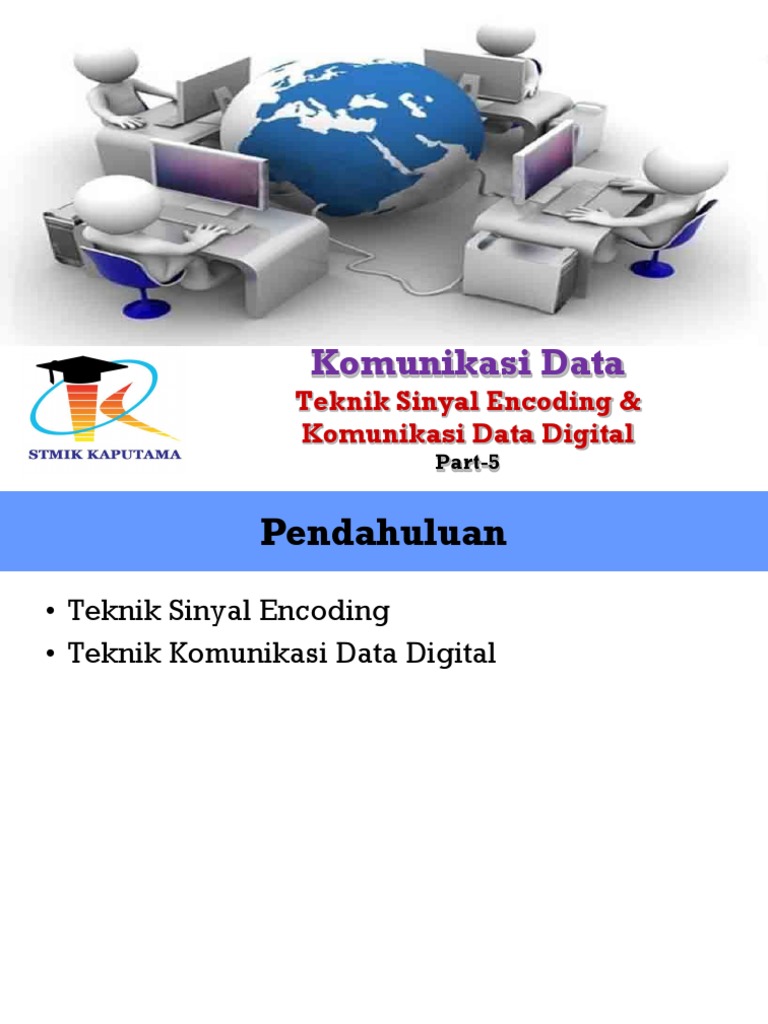 Teknik Sinyal Encoding & Komunikasi Data Digital | PDF | Teknologi ...