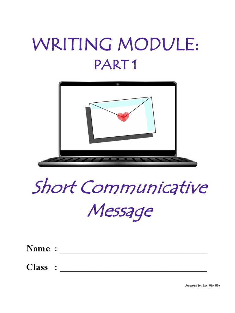BI TING 5 Short Communicative Message | PDF | Communication