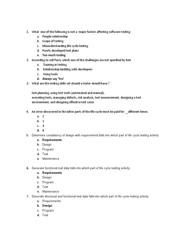 E. Too Much Testing: Requirements | Download Free PDF | Software ...