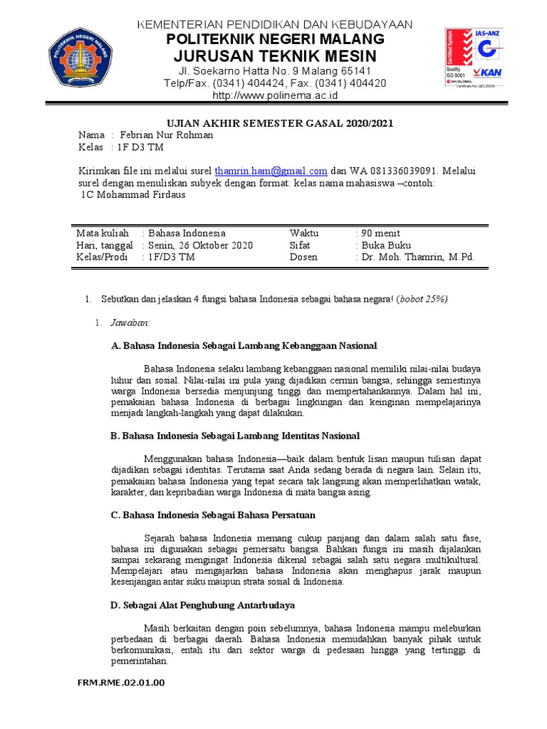 1F Febrian Nur Rohman | PDF