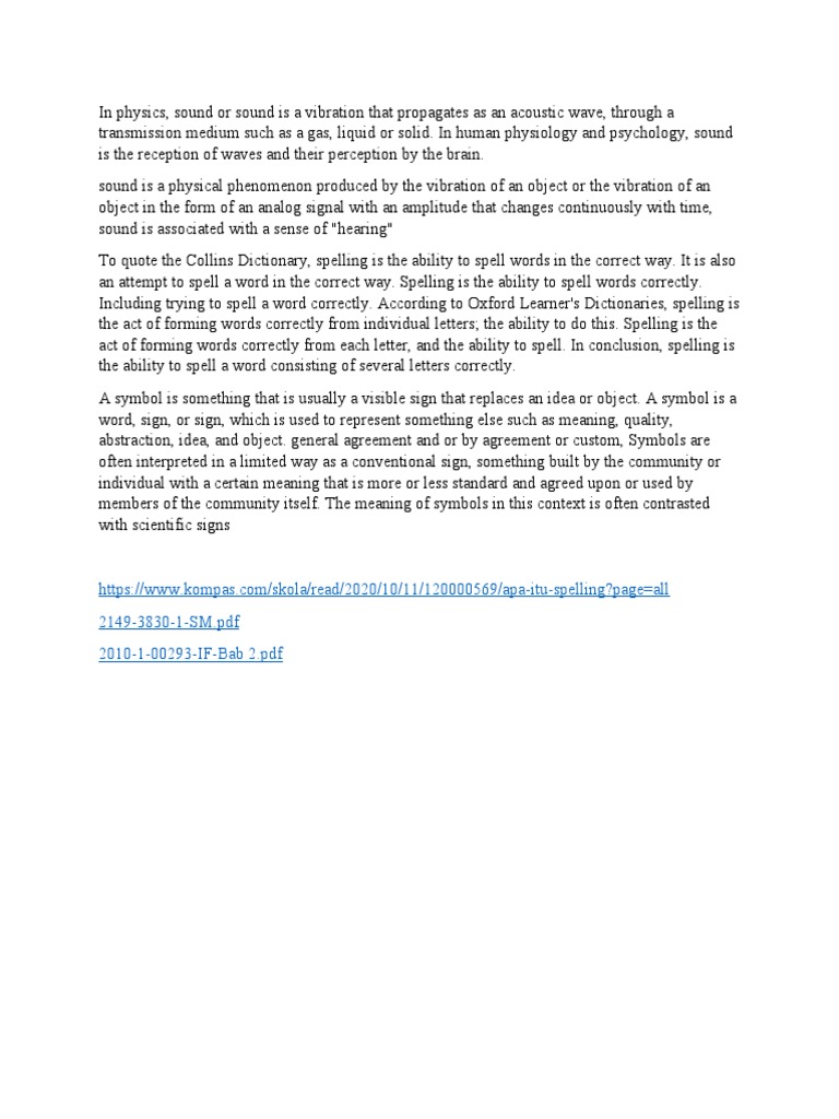 Sound Spelling Symbols | PDF | Foreign Language Studies