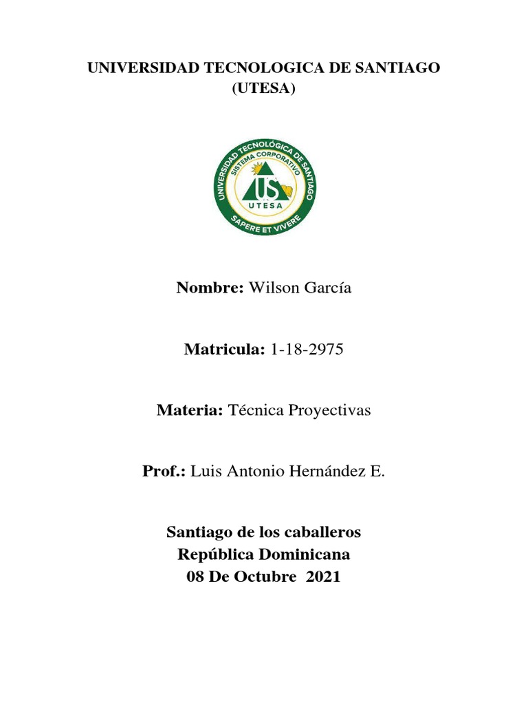 Técnicas Proyectivas | Download Free PDF | Psicoanálisis | Libido Técnicas Proyectivas | Download Free PDF | Psicoanálisis | Libido