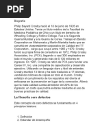 La Filosofía de Cero Defectos y Los 14 Pasos para Conseguirlos | PDF