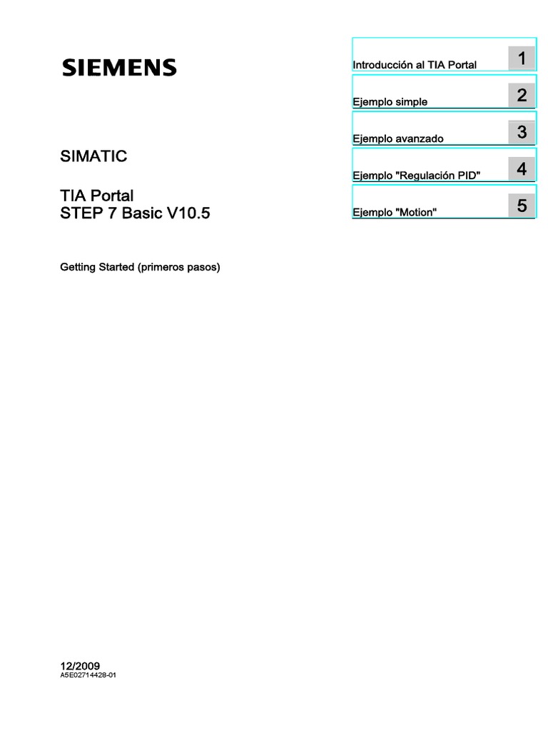 Introducción TIA Portal | PDF | Programa de computadora | Programación