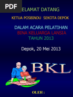 MATERI Bina Keluarga Lansia (BKL) | PDF