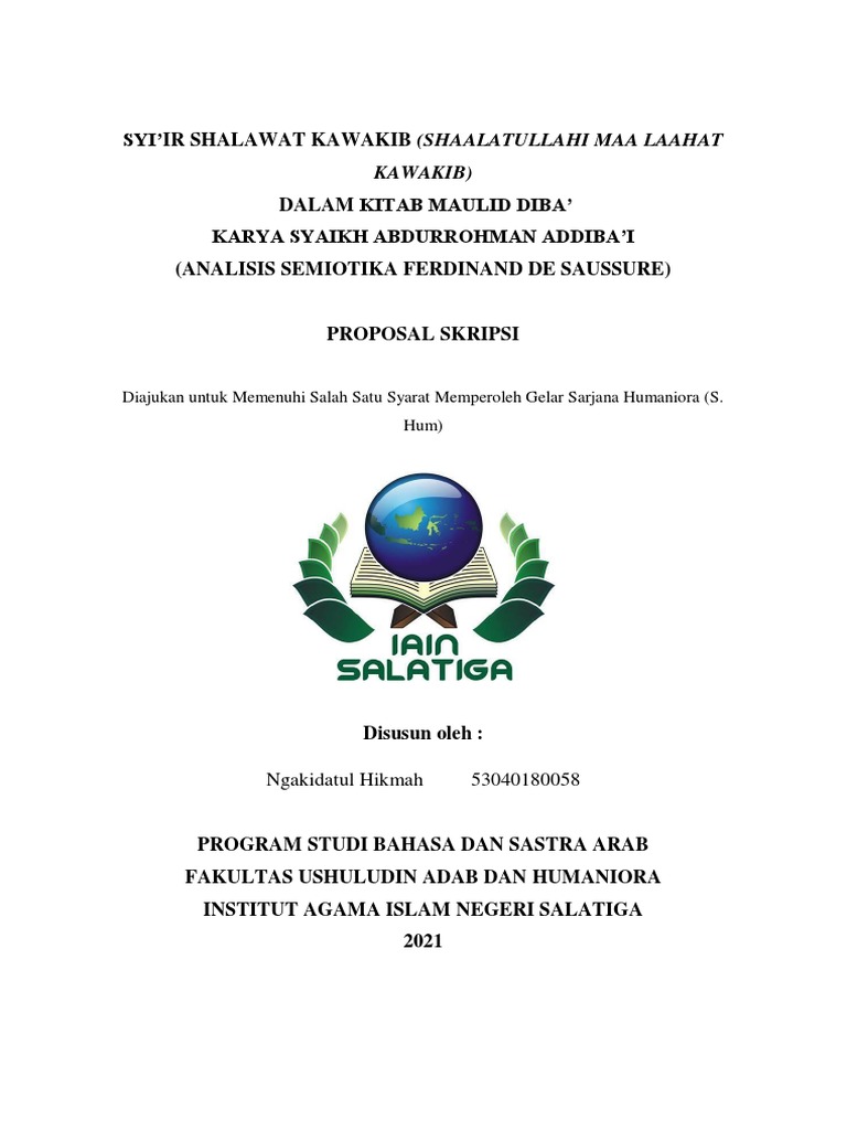 Proposal | PDF | Fiksi Umum