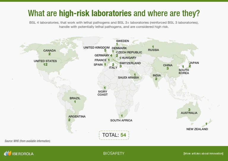 Infographic High Risk Laboratories | PDF | Safety | Life Sciences