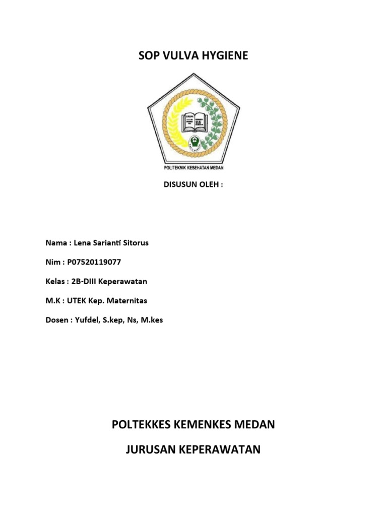 SOP Leaflet VULVA HYGIENE | PDF