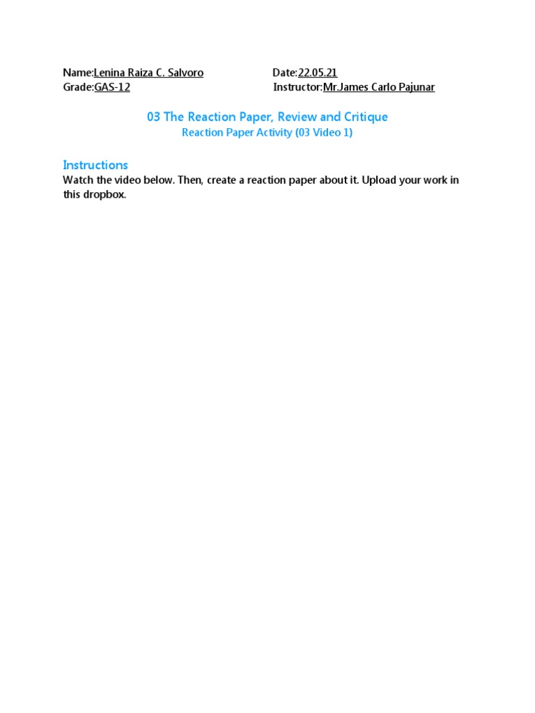 Prepare Freeform Answer For 01 Worksheet 1. LENINA RAIZA C. SALVORO | PDF