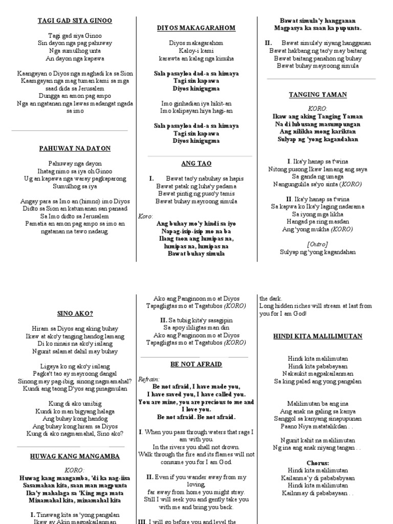 Requiem Mass Songs | PDF