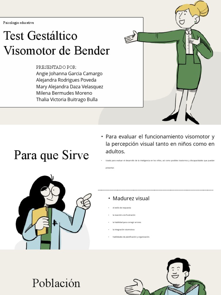 Test Gestáltico Visomotor de Bender | PDF | Inteligencia | Neurociencia