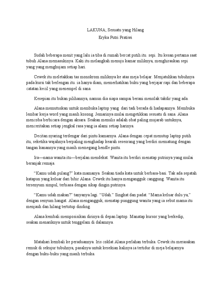 Lakuna | PDF | Fiksi Misteri, Thriller, & Kejahatan | Puisi