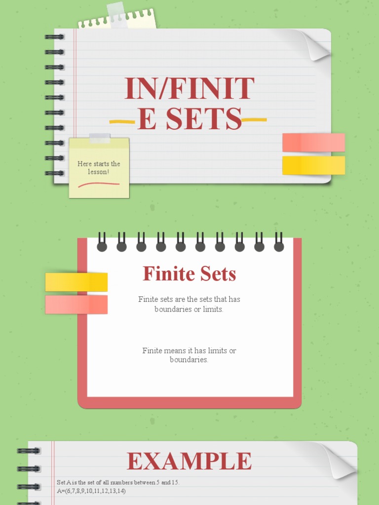 Finite vs Infinite Sets Explained | PDF | Language Arts & Discipline ...