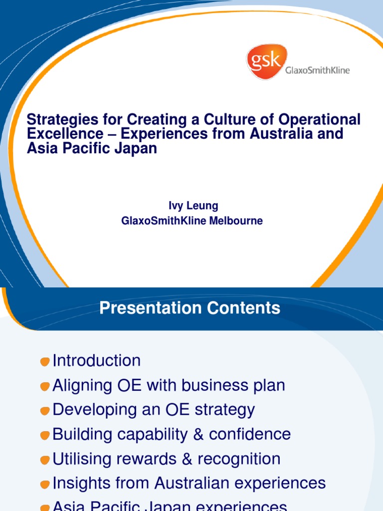 GSK Opx | PDF | Glaxo Smith Kline | Business