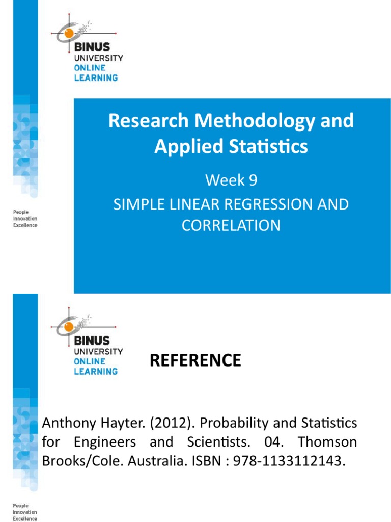 PPT09 - Simple Linear Regression and Correlation | PDF | Linear ...
