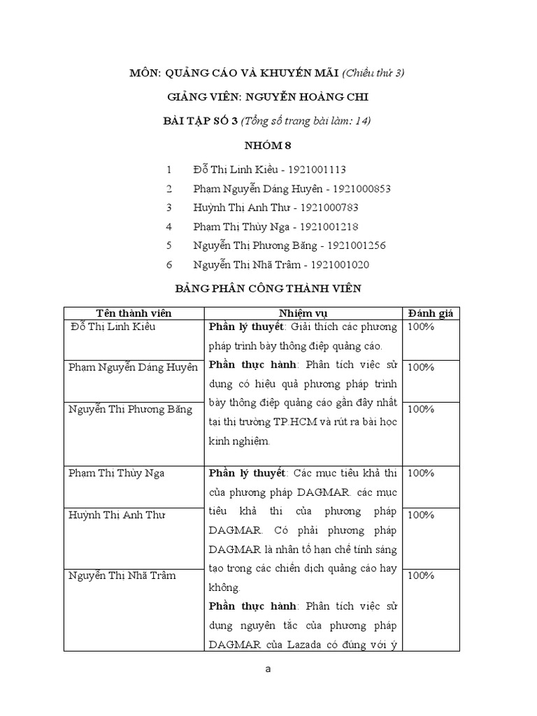 Nhóm 8 - BT3. | PDF