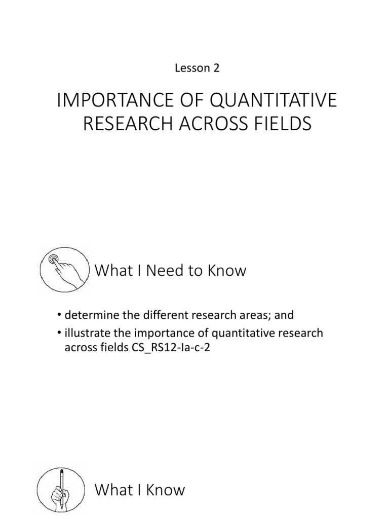 Understanding Quantitative Research Across Disciplines | PDF ...