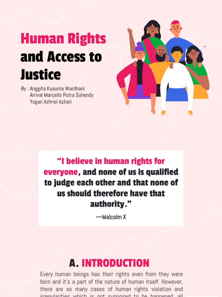 Human Rights: and Access To Justice | PDF | Epistemological Theories ...