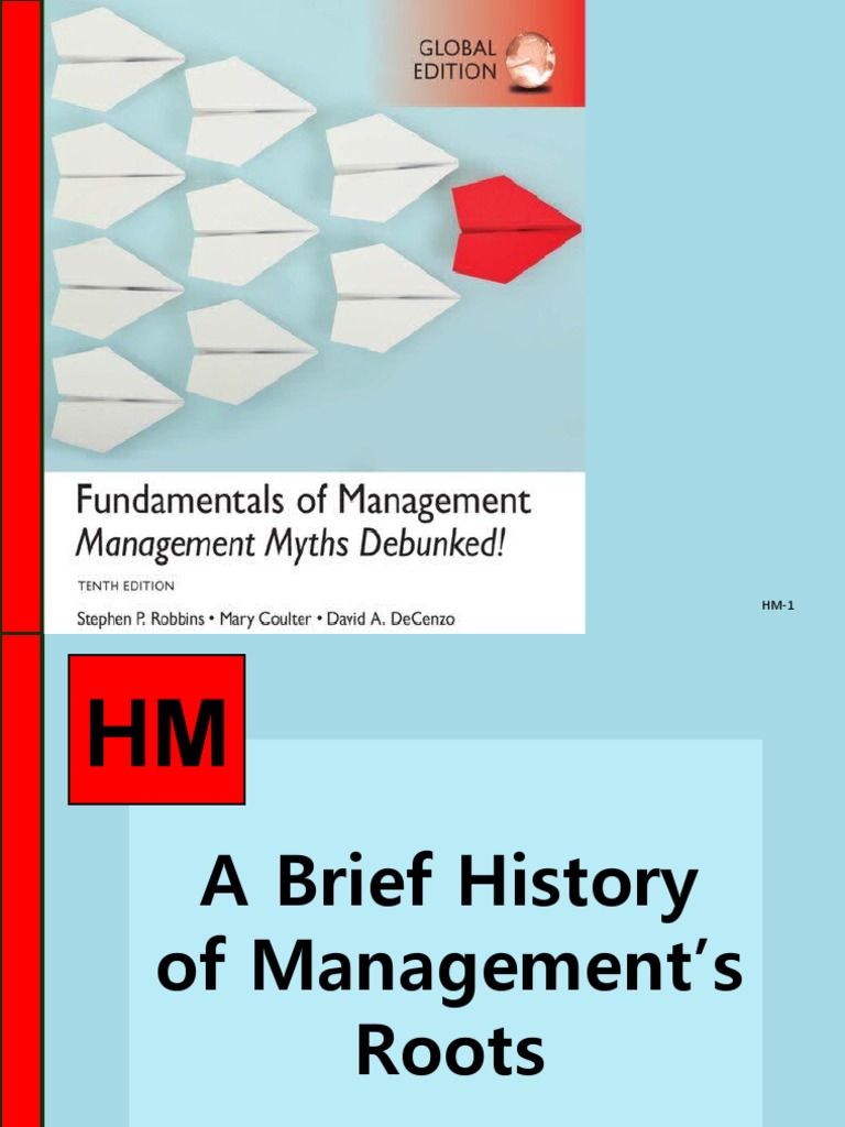 A Brief History of Management's Roots | PDF | Psychological Concepts ...